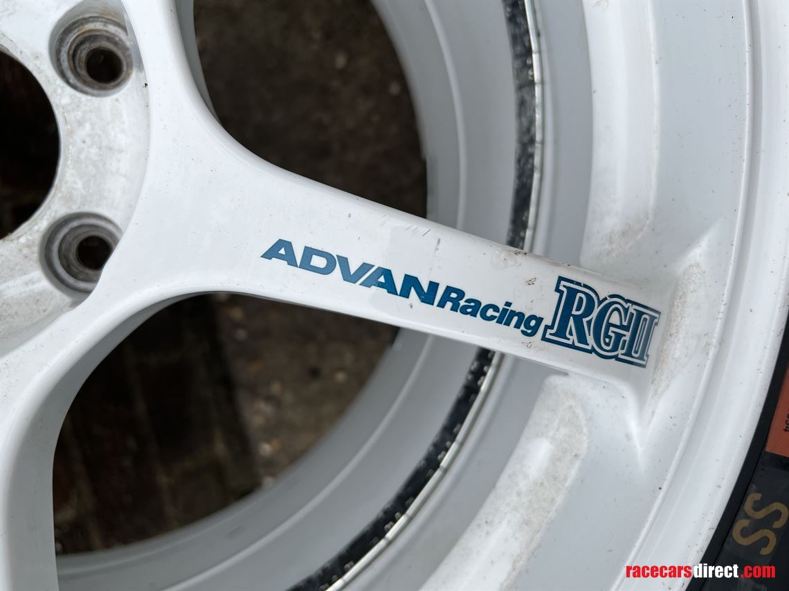Racecarsdirect.com - Advan Racing RGII Wheels 5x114.3 10J + Pirelli P ...